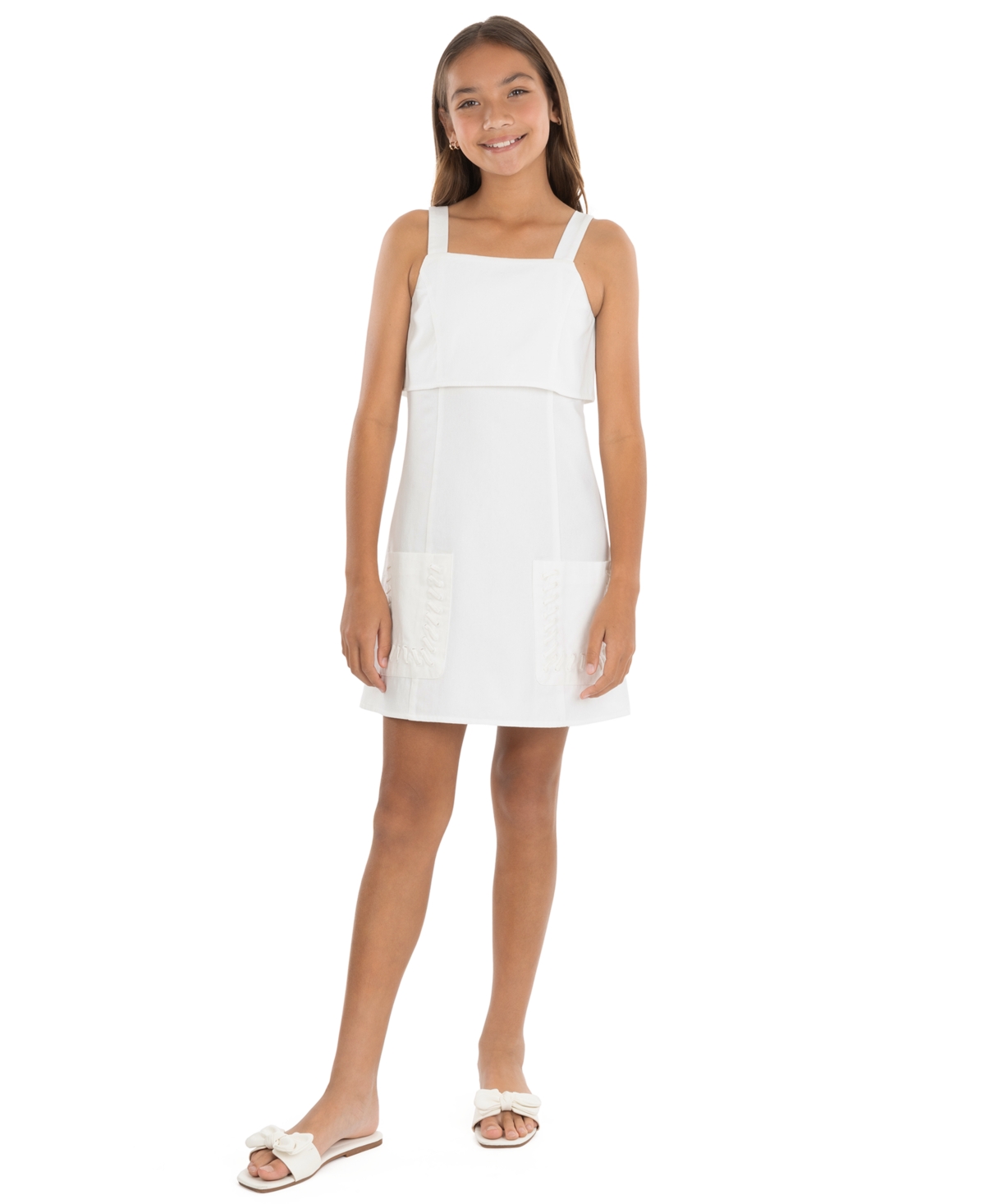 Click here for Speechless Girls 7-16 Sleeveless Dress - White prices