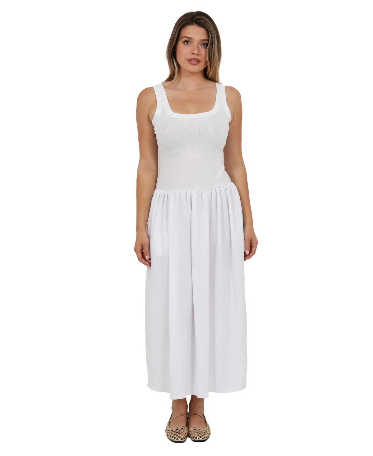 Click here for 24seven Comfort Apparel Womens Scoop Neck Maxi Dre... prices