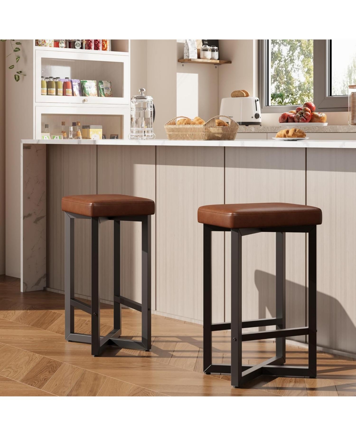 Click here for gaomon Dining Chair Bar Stools Set of 2  Counter H... prices