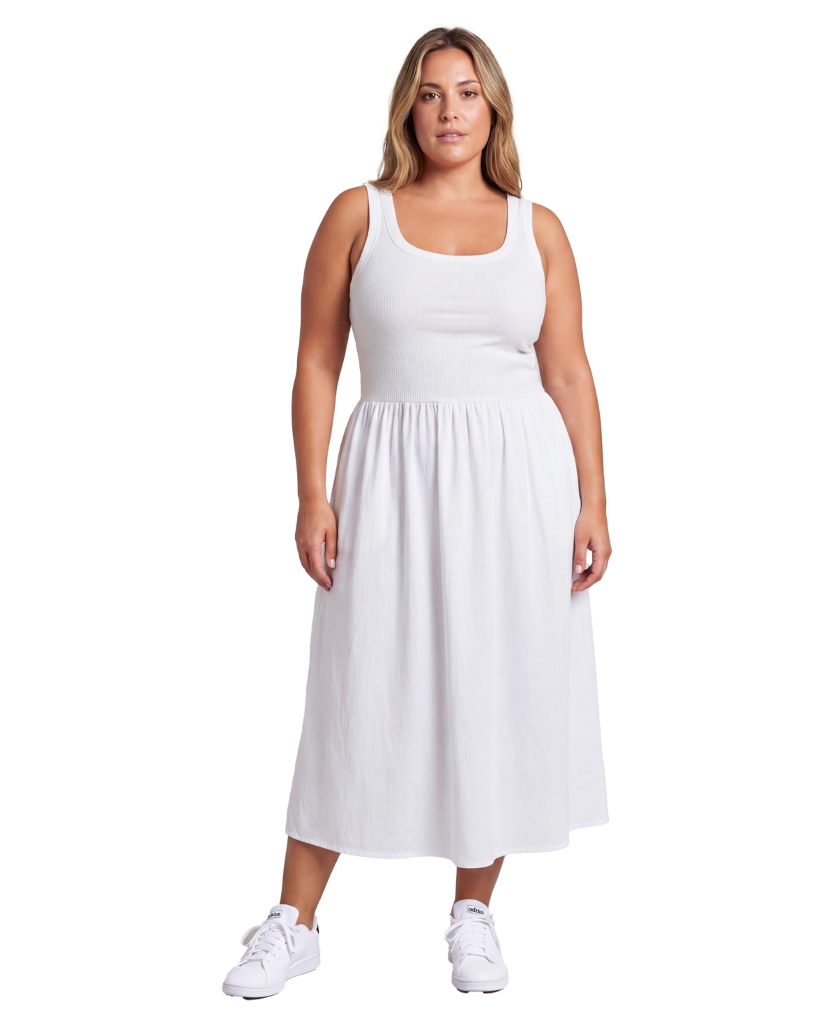 Click here for 24seven Comfort Apparel Plus Size Curvy Sleeveless... prices