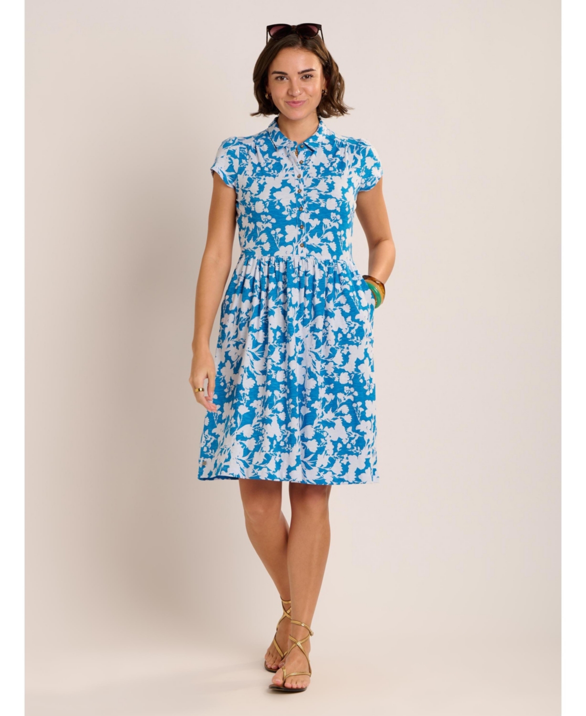 Click here for Brakeburn Womens Andriana Dress - Blue prices