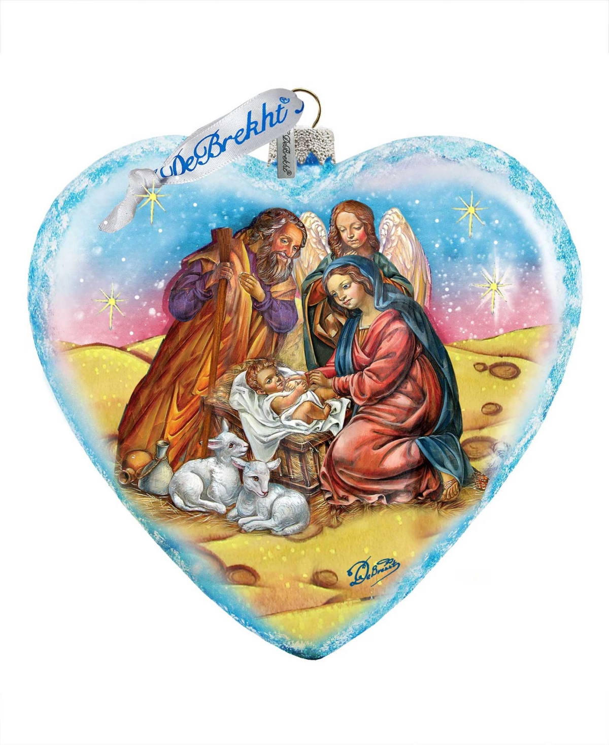 Click here for G.DeBrekht Limited Edition Nativity Glass Ornament... prices