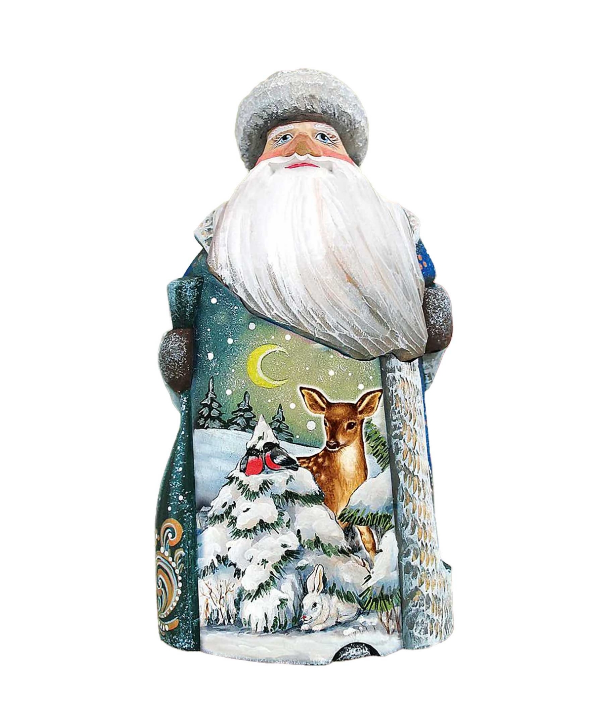 Click here for G.DeBrekht Woodcarved Hand Painted Santa Masterpie... prices