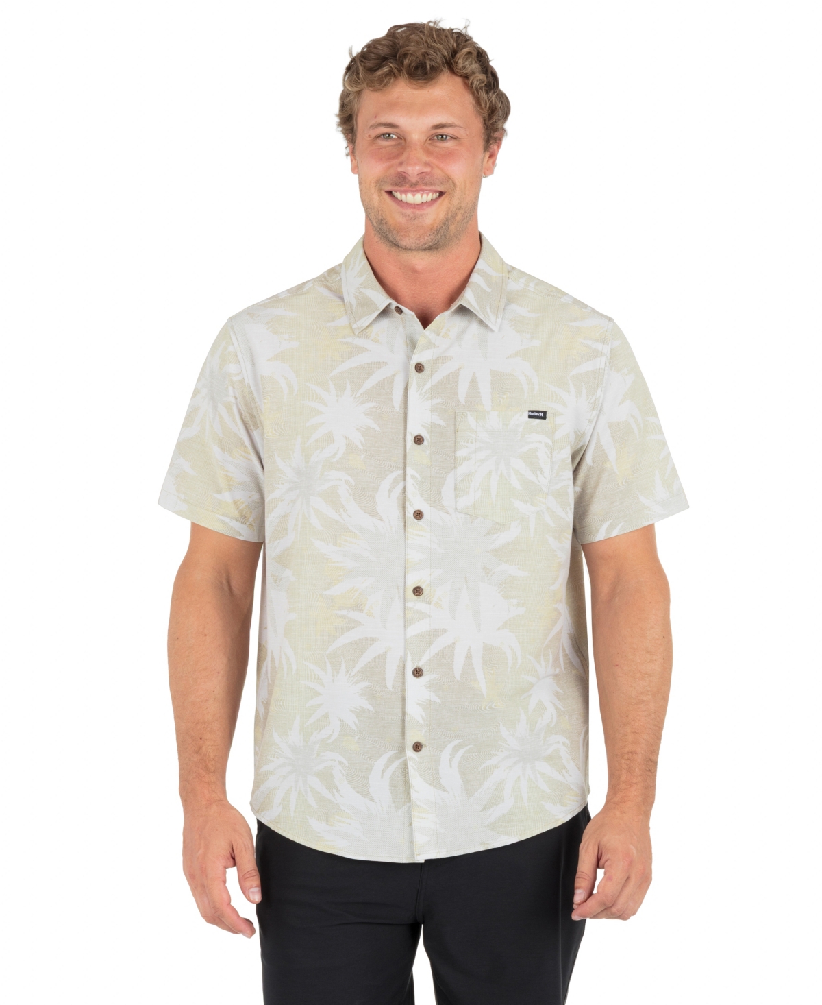 Click here for Hurley Mens Classic-Fit Button Down Collar Shirt -... prices