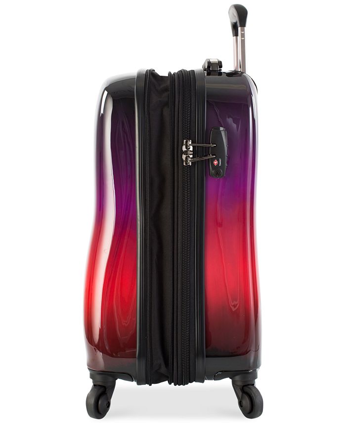 Heys Ombré Sunset 21" Expandable Carry-On Hardside Spinner Suitcase ...