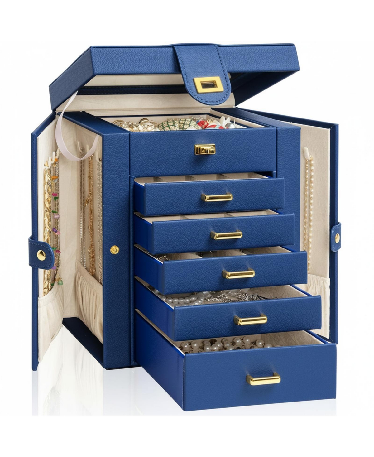 Click here for Yigii Extra Large 6-Tier Jewelry Organizer with Mi... prices