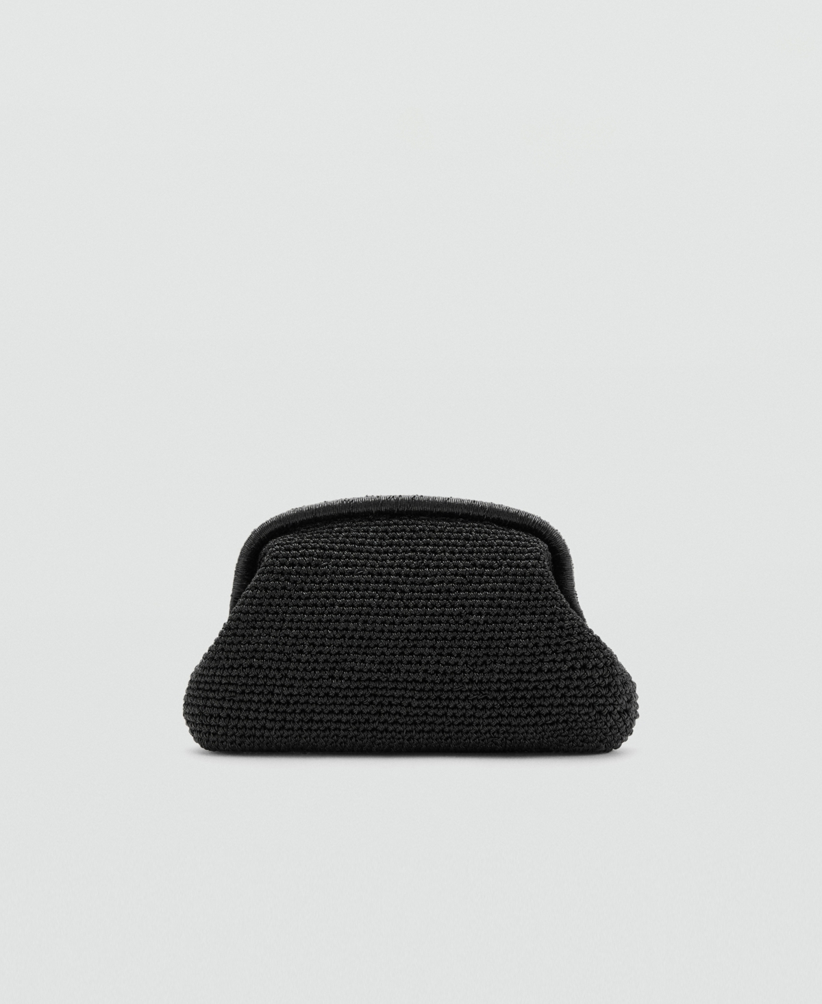 Click here for Mango Womens Lurex Clutch Bag - Black prices
