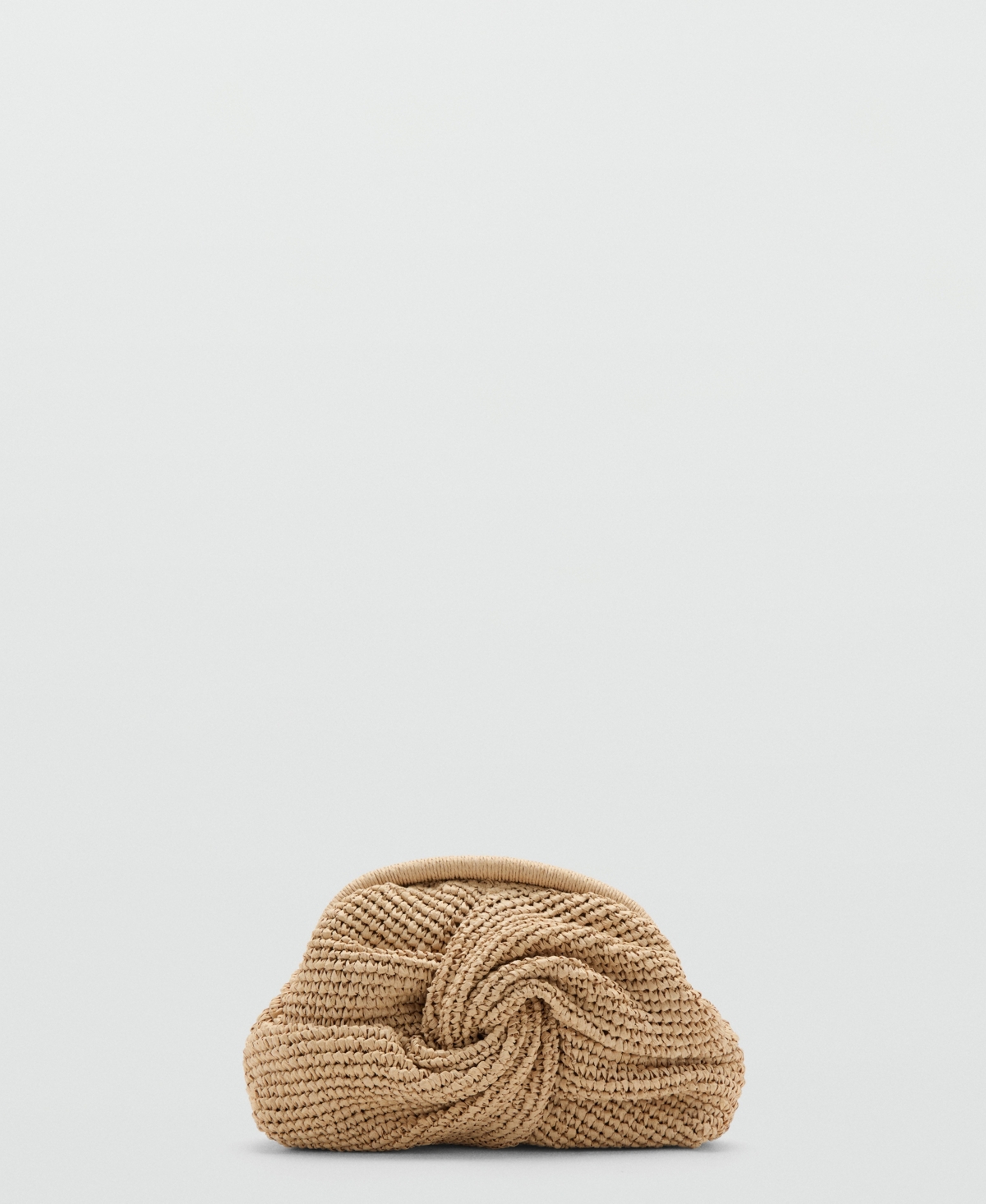 Click here for Mango Womens Natural Fibre Handbag - Beige prices