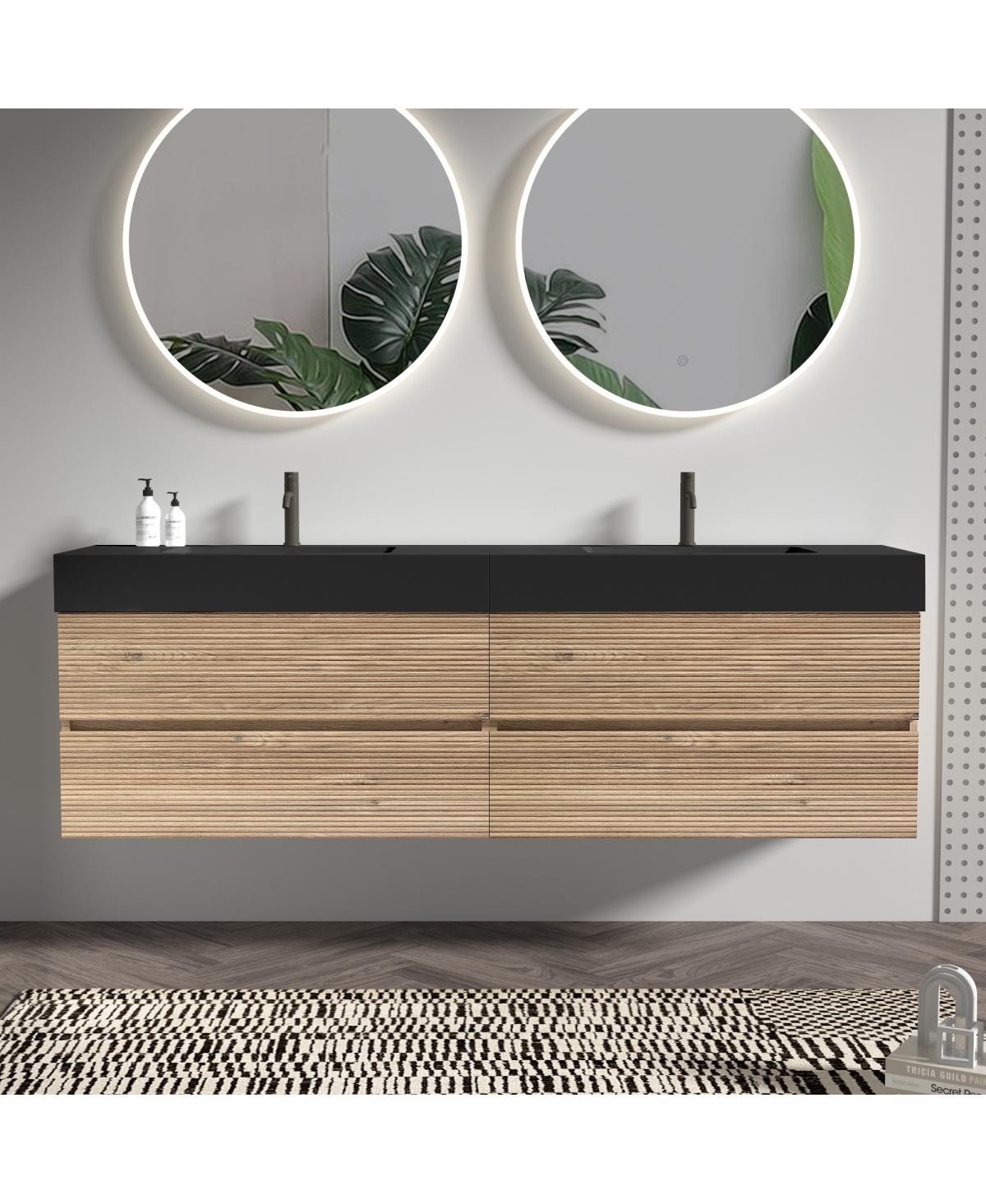 Click here for Sillysis Mid-Century Modern Bathroom Vanity with D... prices