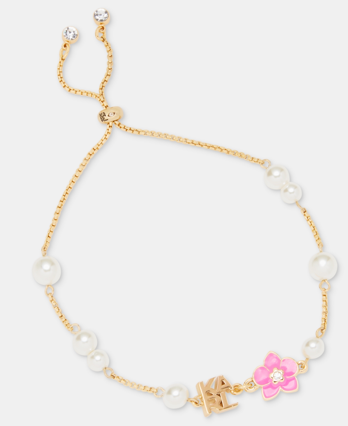 Click here for Karl Lagerfeld Paris Orchid & Imitation Pearl Logo... prices