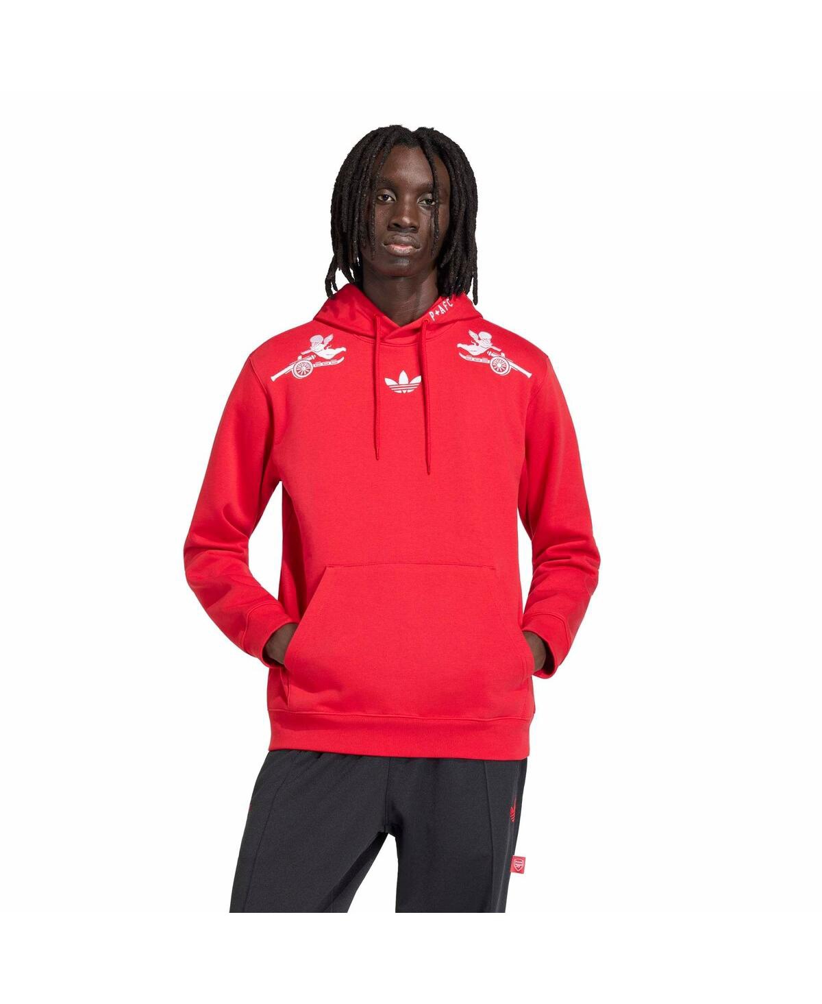 Click here for Adidas Mens Red Arsenal x Places Faces Hoodie - Re... prices
