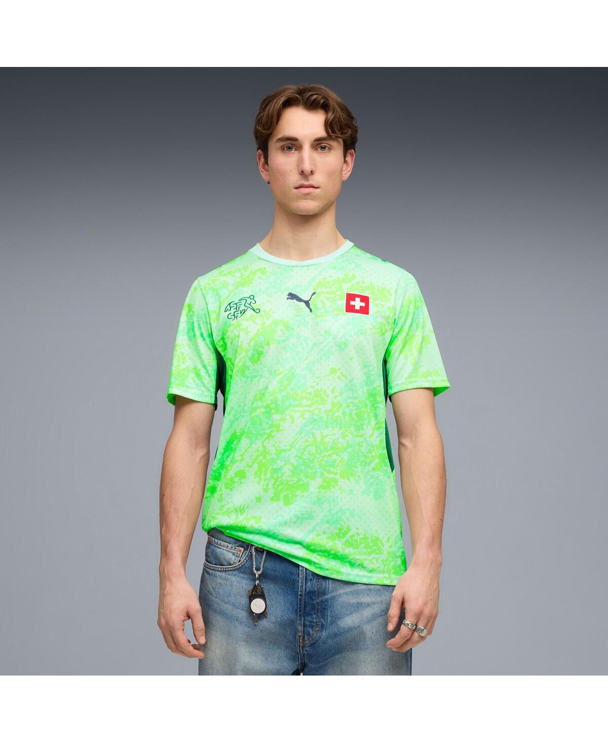 Click here for Puma Mens Green Switzerland National Team 2026 Awa... prices