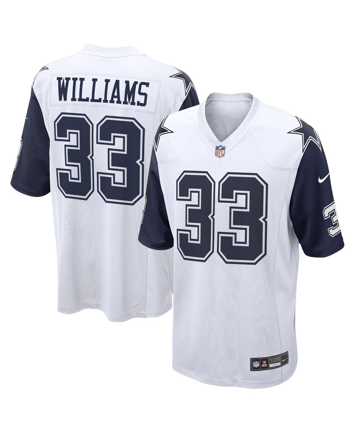 Click here for Nike Mens Javonte Williams White Dallas Cowboys Al... prices