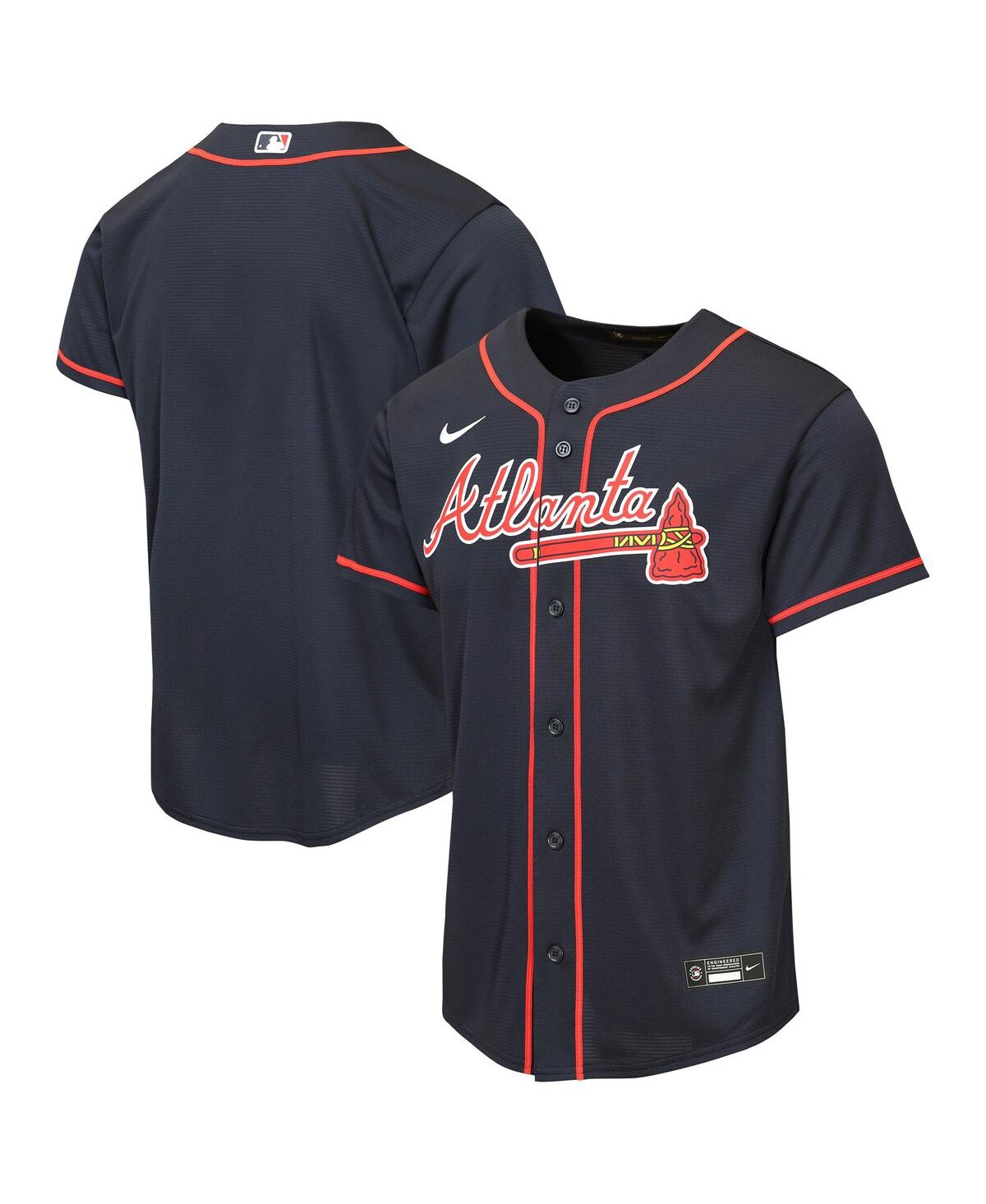 Click here for Nike Big Boys and Girls Navy Atlanta Braves Altern... prices