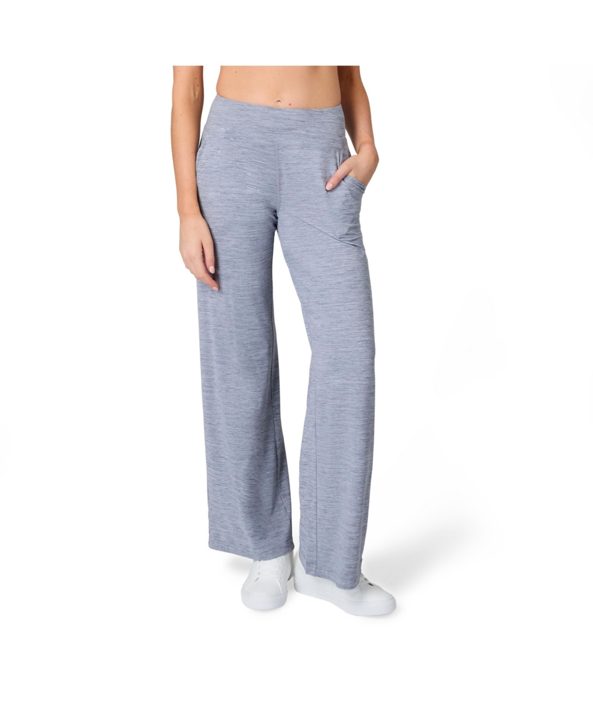 Click here for Free Country Womens Cloud Knit Wide Leg Pants - Me... prices