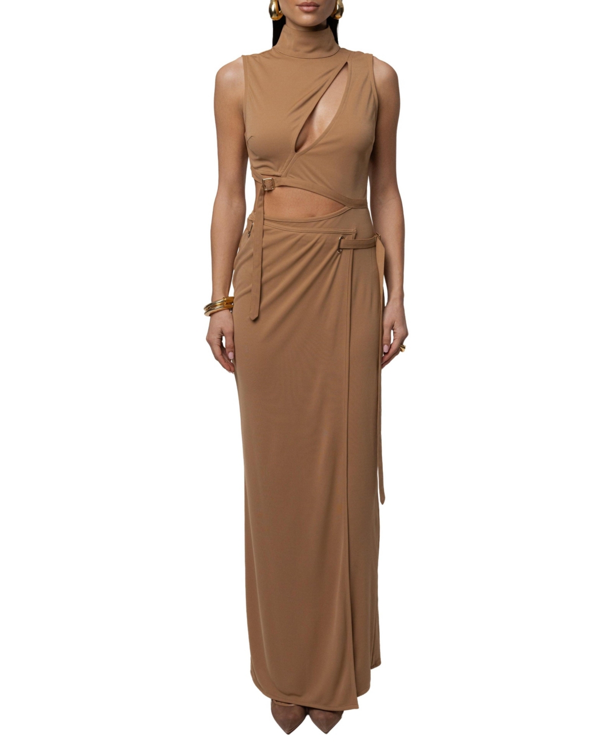 Click here for Jluxlabel Womens Behind The Scenes Dress - Tan prices