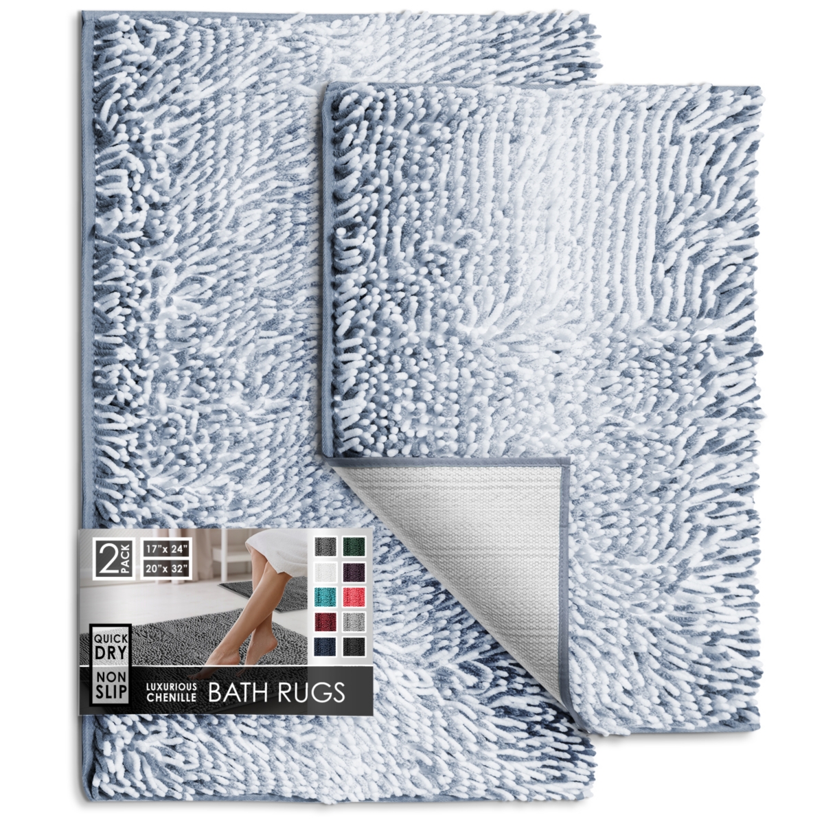 Click here for Hearth & Harbor Chenille Bath Rug 2-Piece Set  Qui... prices