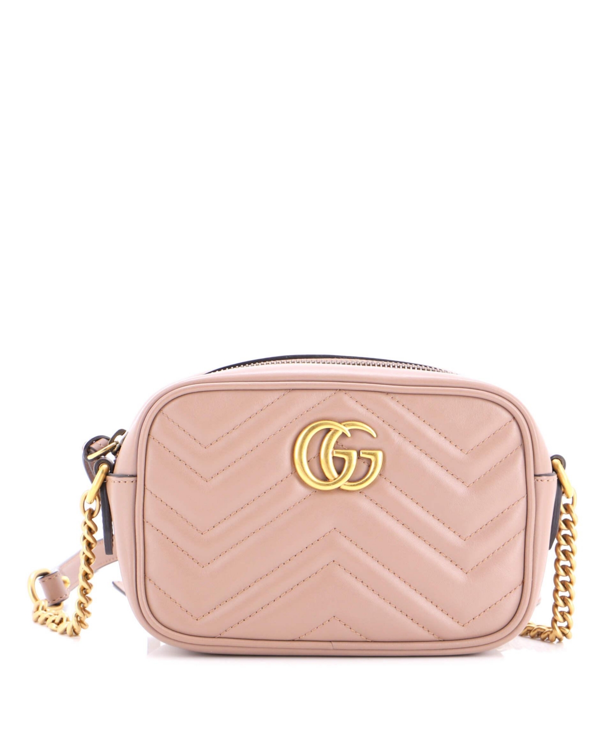 Click here for Pre-Owned Gucci Mini Gg Marmont Shoulder Bag Matel... prices