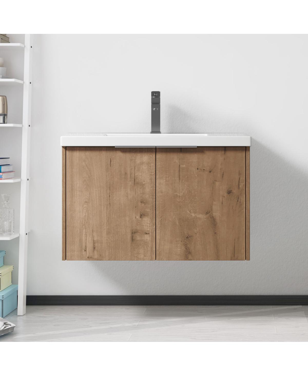 Click here for Sillysis Floating Bathroom Vanity with Resin Sink... prices