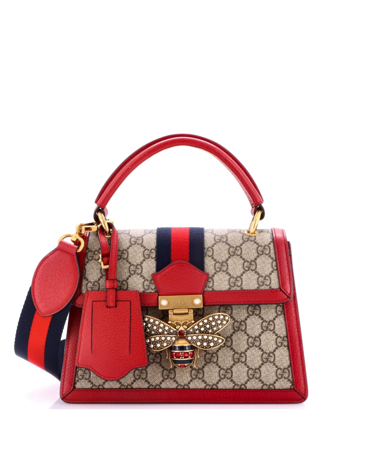 Click here for Pre-Owned Gucci Small Queen Margaret Top Handle Ba... prices