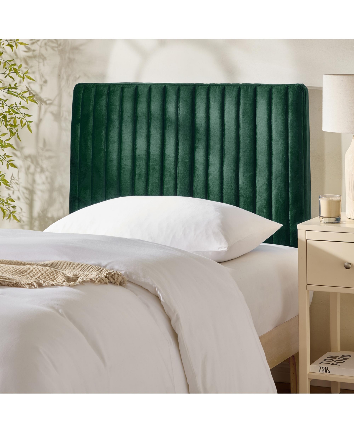 Click here for Nestl Velvet Headboard  wall mounted  peel and sti... prices