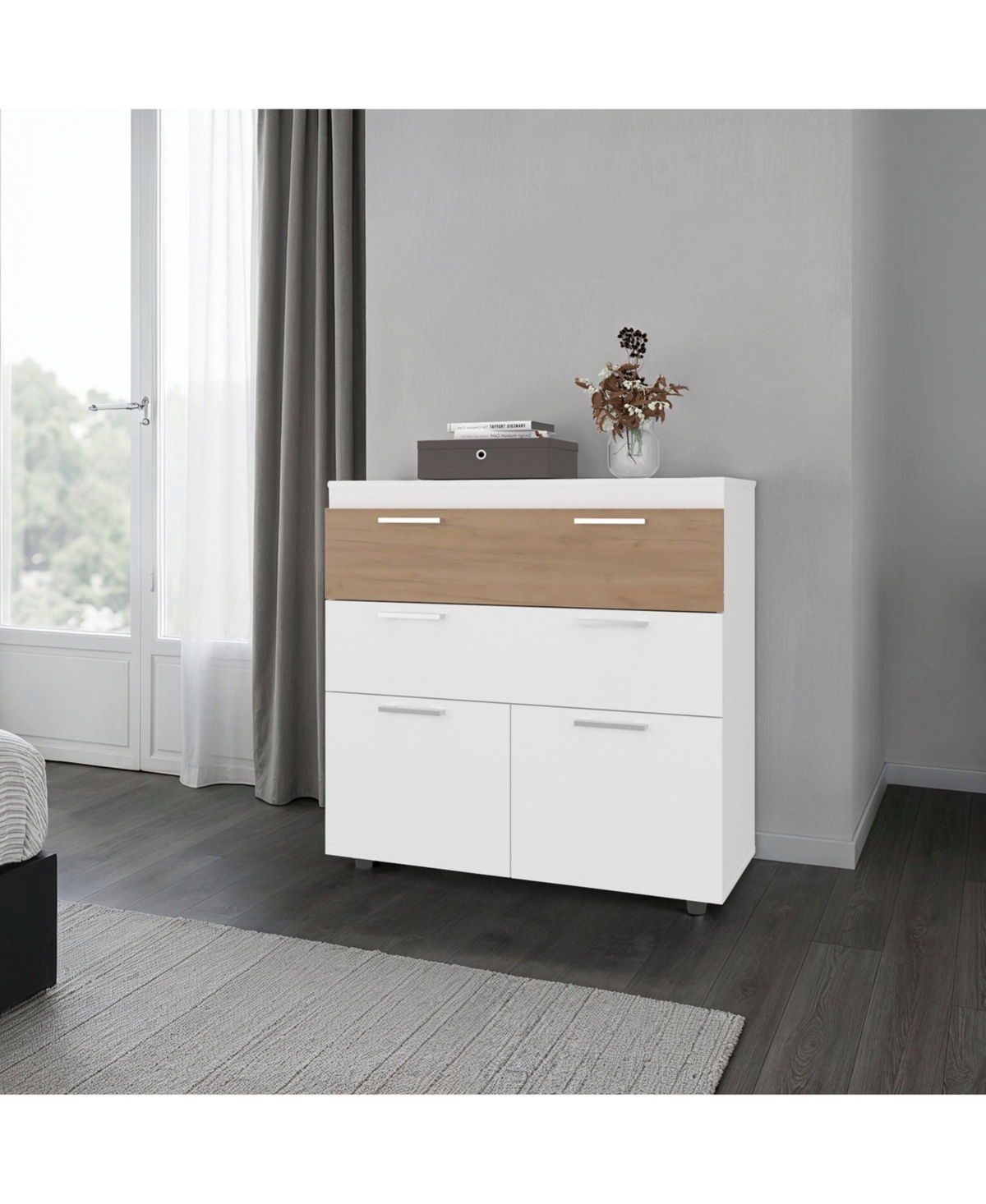 Click here for Fm Furniture Vangoh Modern Storage Cabinet with Dr... prices