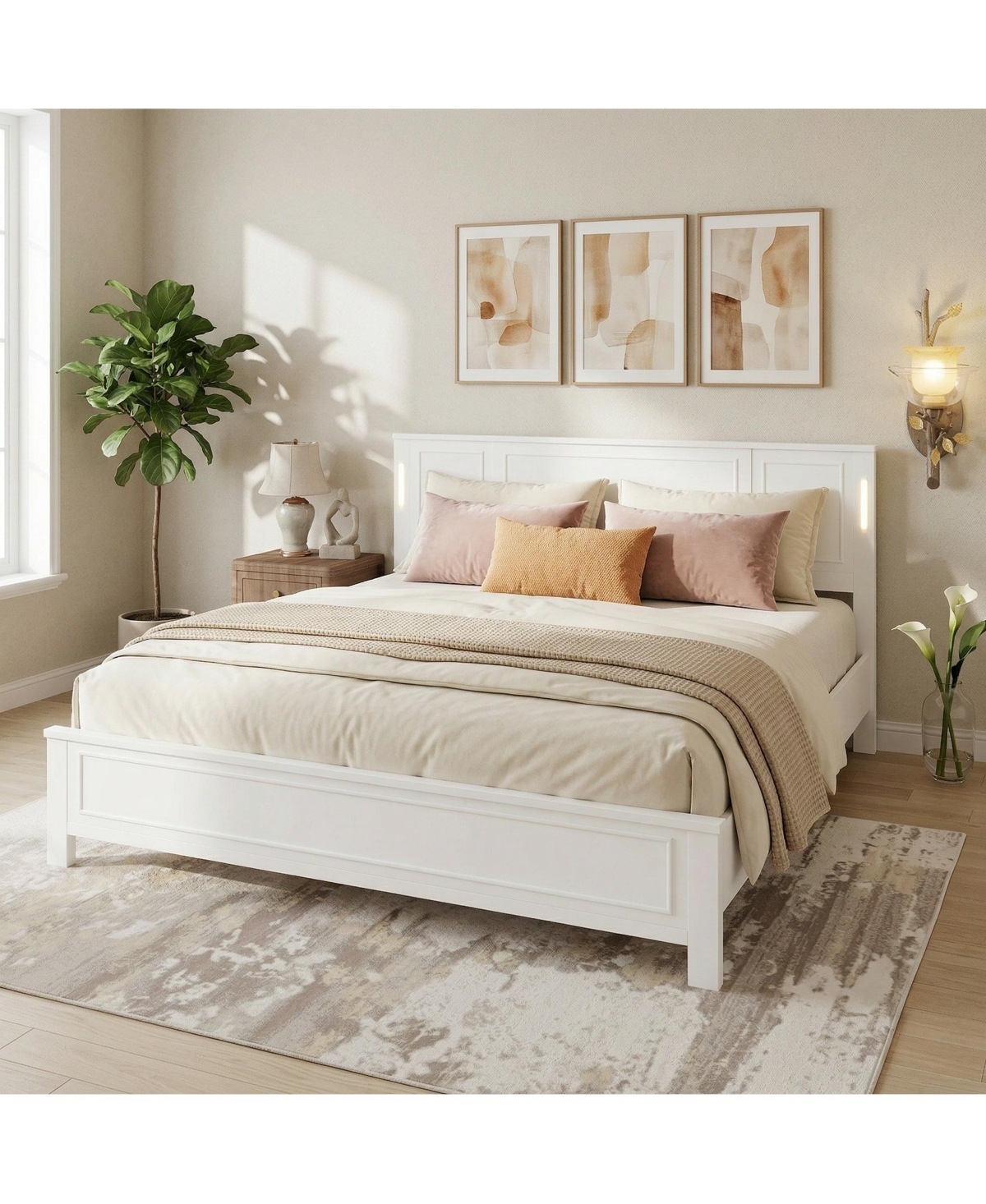 Click here for Sailvan Bed with 2 Storage Drawers  Led Lights  Us... prices