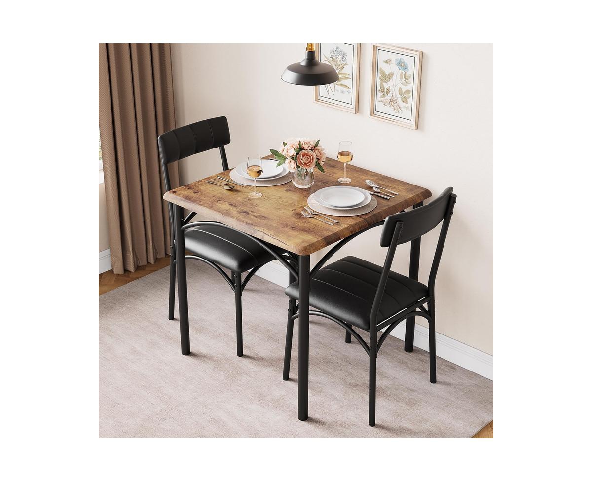Click here for gaomon 3-Piece 2-Person Modern Square Dining Table... prices