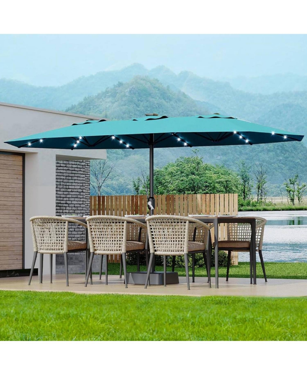 Click here for Gaomon Outdoor 15FT Double-Sided Rectangular Patio... prices