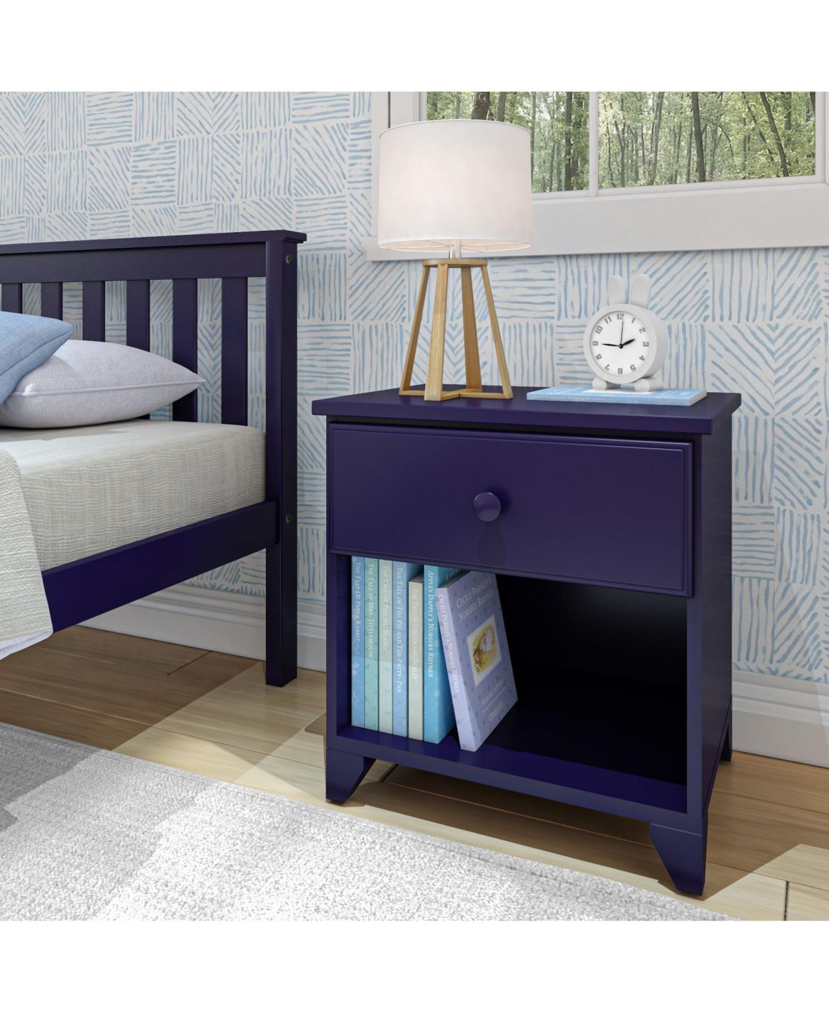 Click here for Max and Lily Classic Wood Nightstand with 1 Drawer... prices