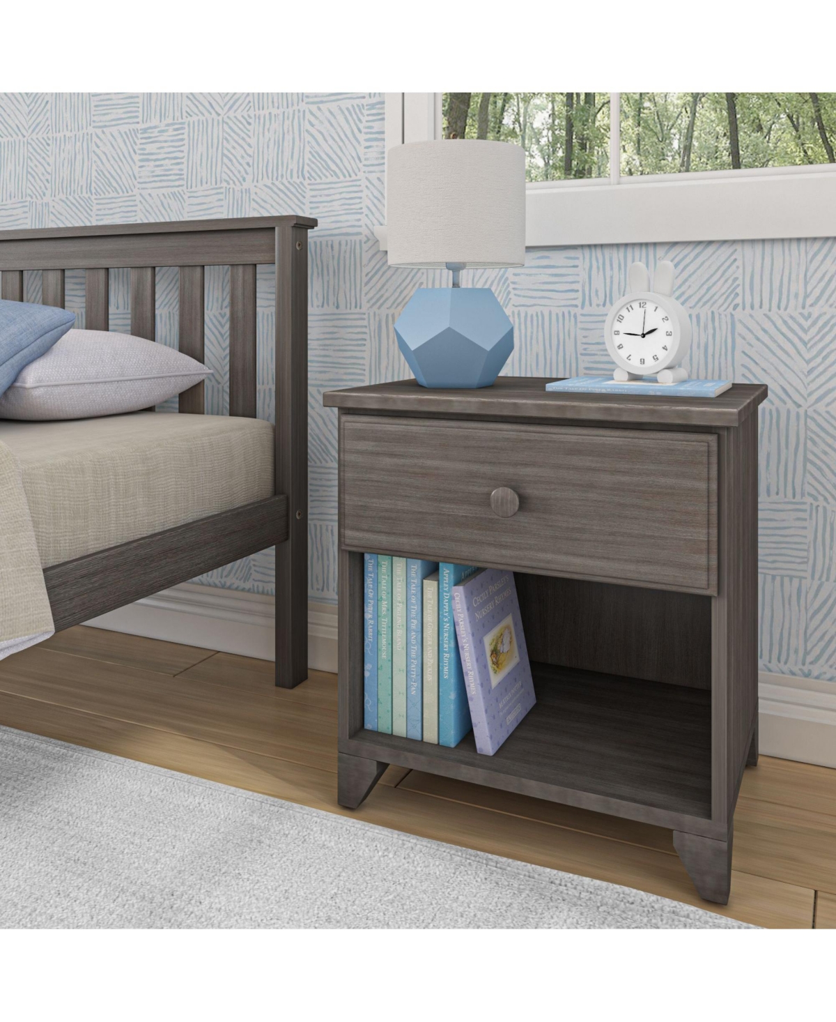 Click here for Max and Lily Classic Wood Nightstand with 1 Drawer... prices