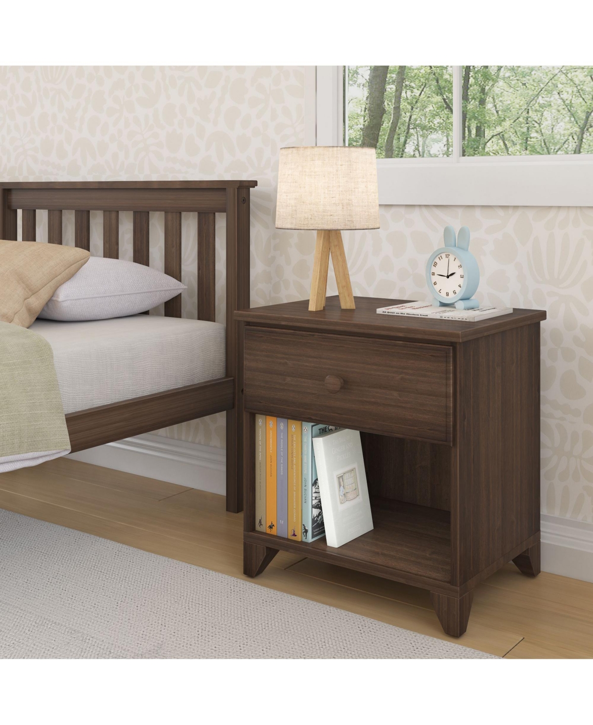 Click here for Max and Lily Classic Wood Nightstand with 1 Drawer... prices