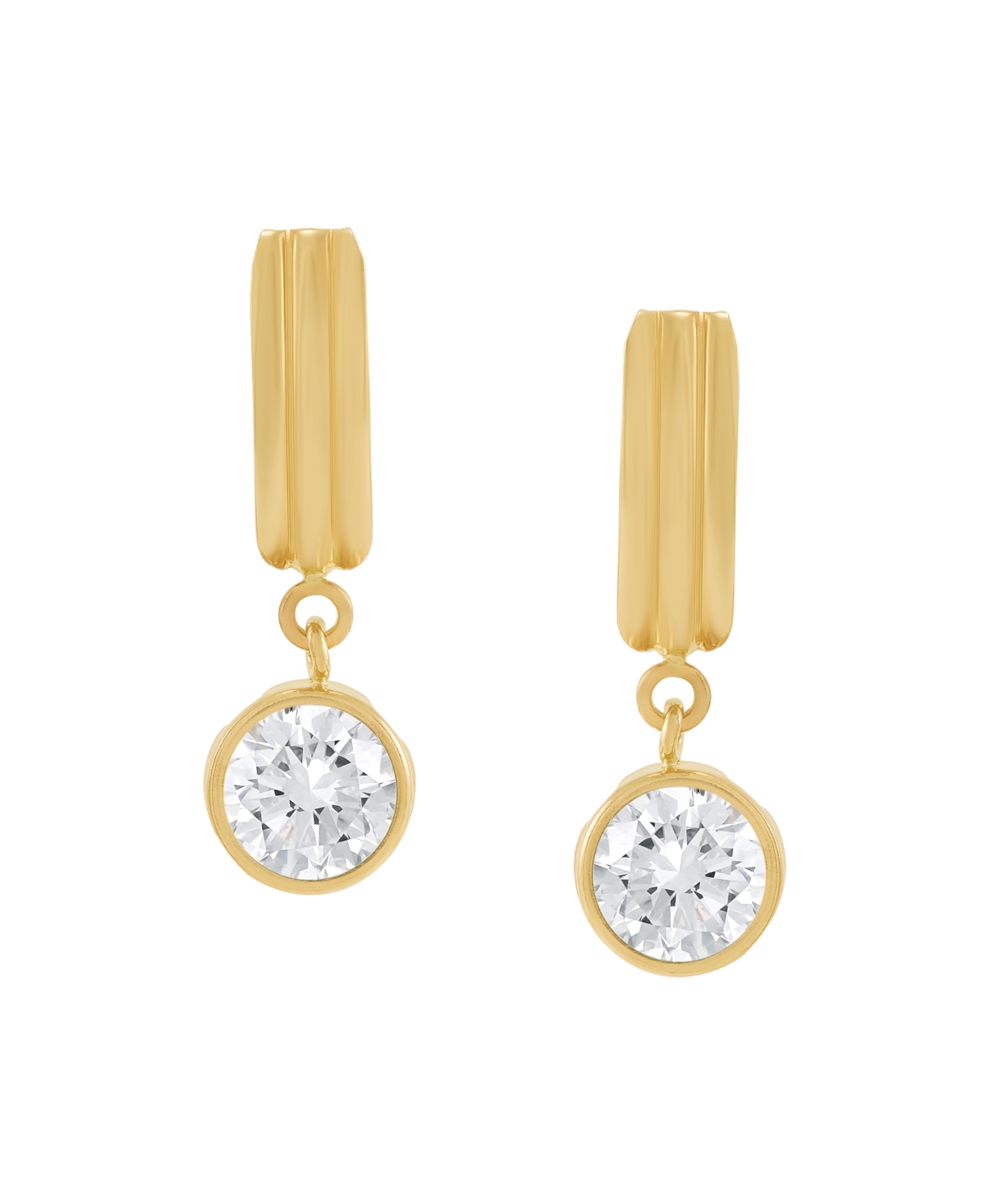 Click here for Macys Created White Sapphire Earrings (2 ct. t.w.)... prices