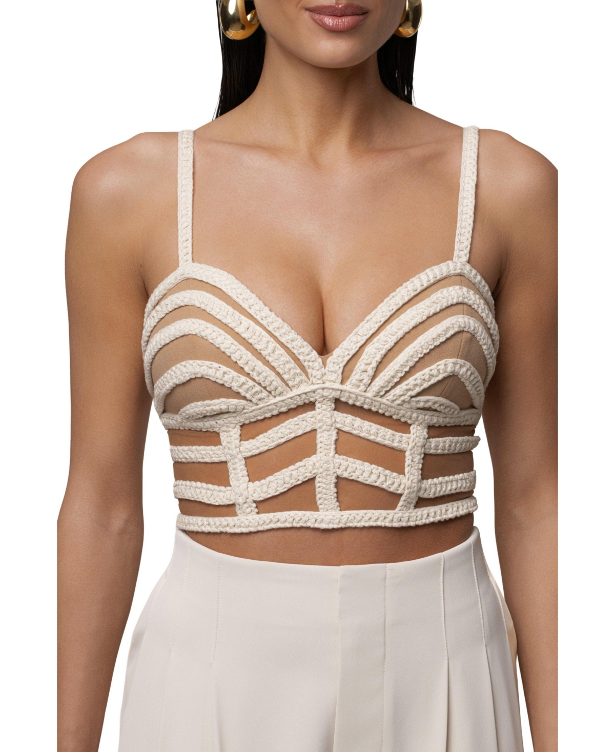 Click here for Jluxlabel Womens Serenity Bay Top - Ivory prices