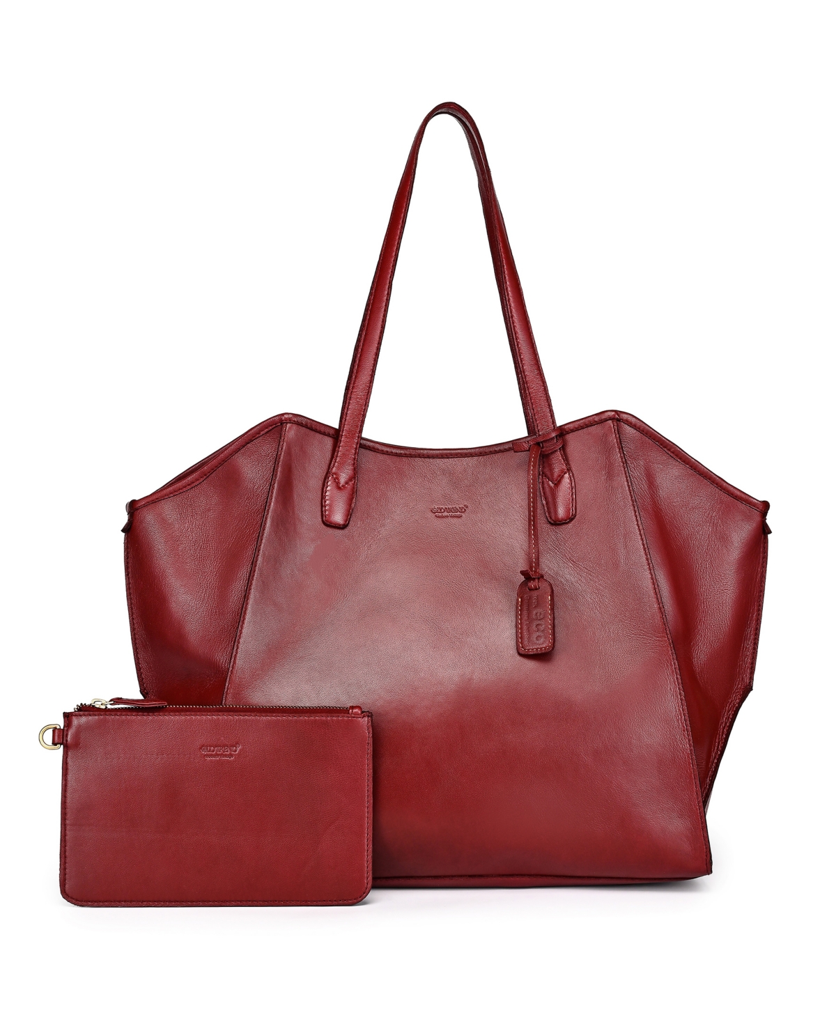 Click here for Old Trend Iris Large Leather Carryall Tote Handbag... prices