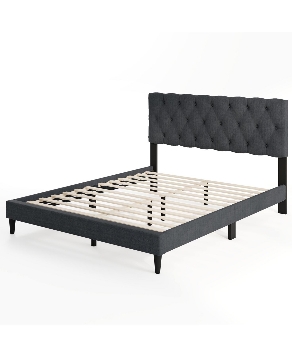 Click here for Slickblue Platform Bed Frame with Upholstered Tuft... prices