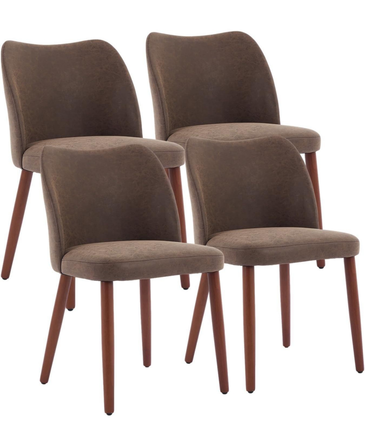 Click here for gaomon Dining Chair Set of 4  Linen Upholstered Di... prices