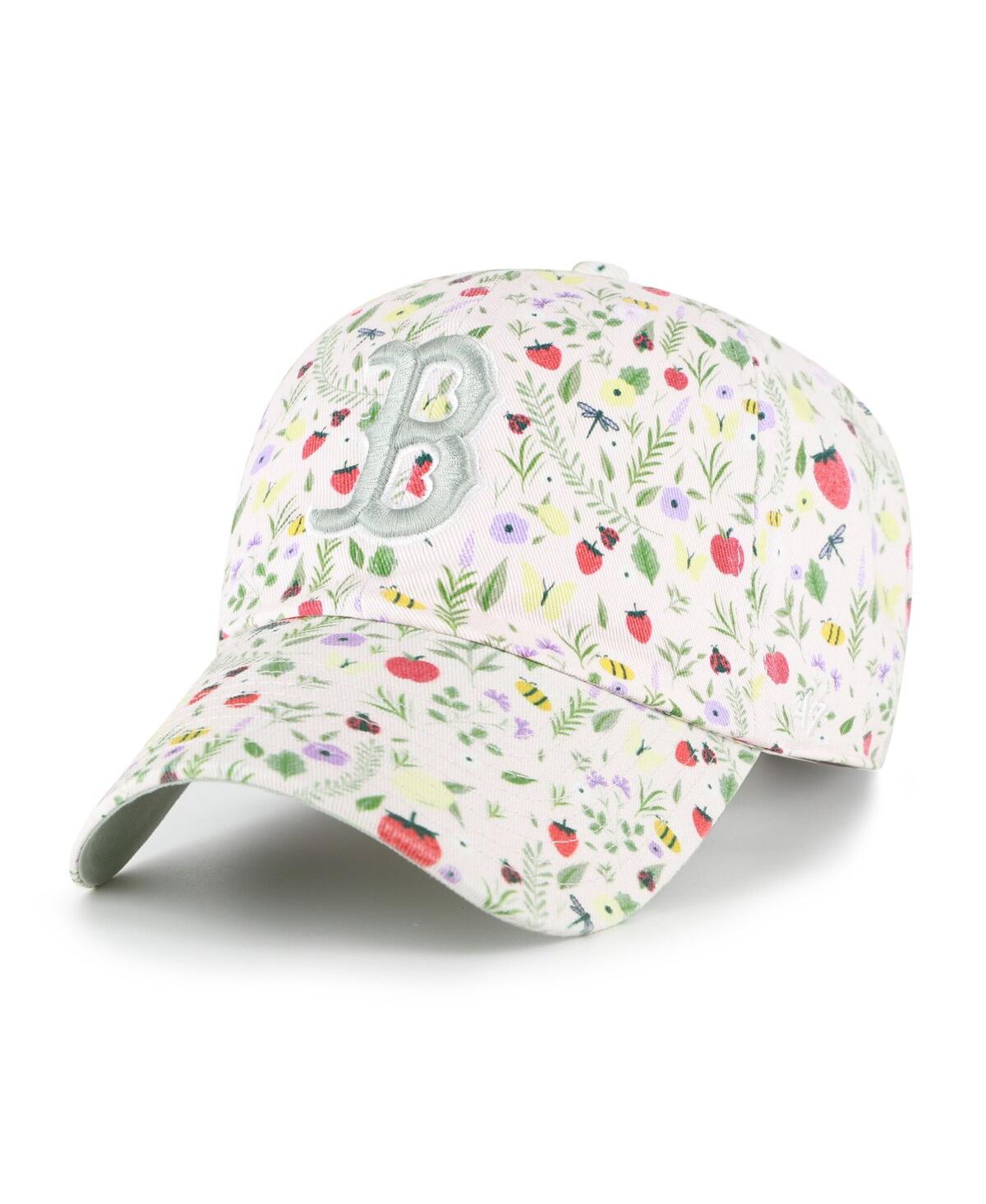 Click here for 47 Brand Womens Light Pink Boston Red Sox Posey Cl... prices