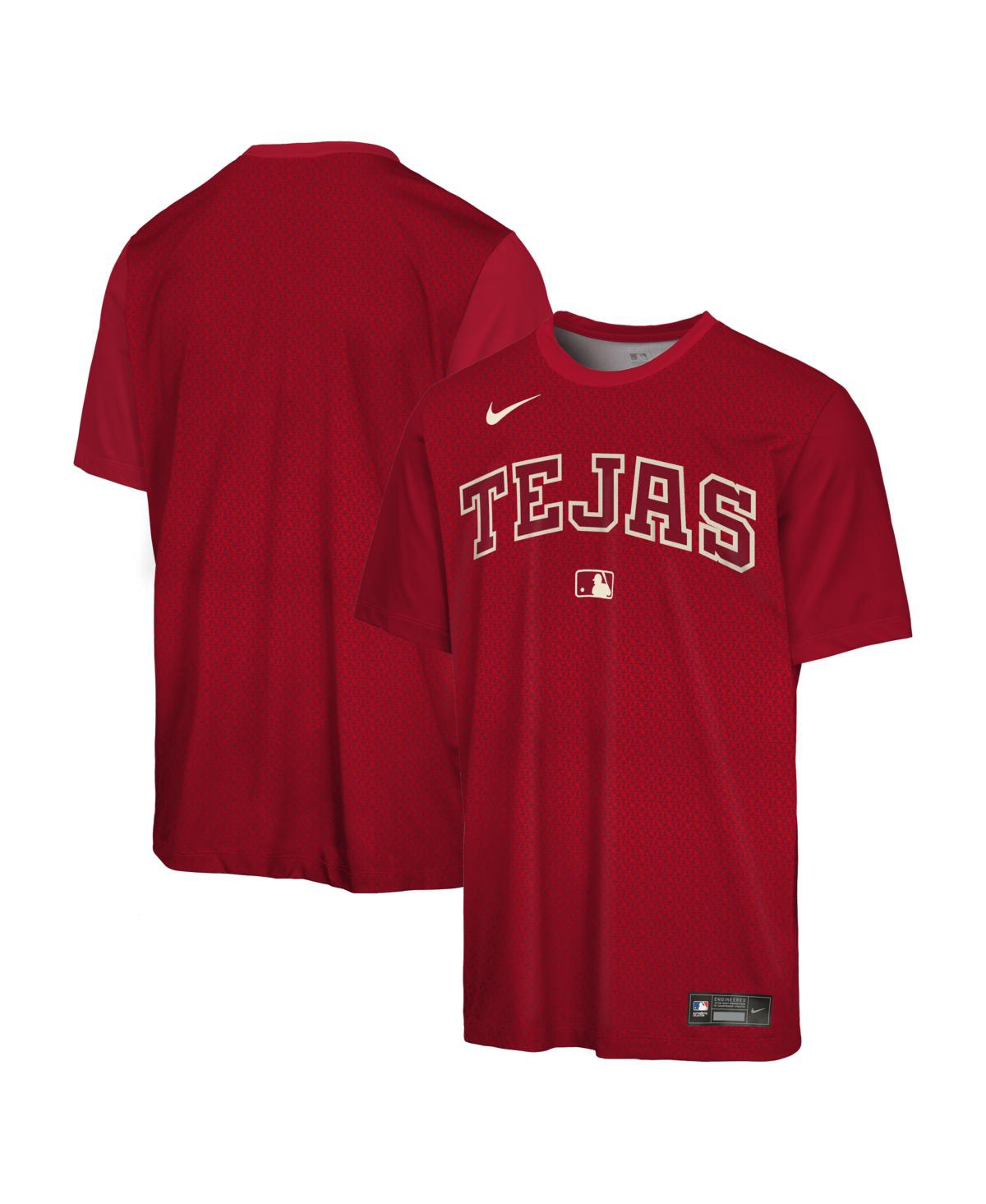 Click here for Nike Big Boys and Girls Red Texas Rangers 2026 Cit... prices