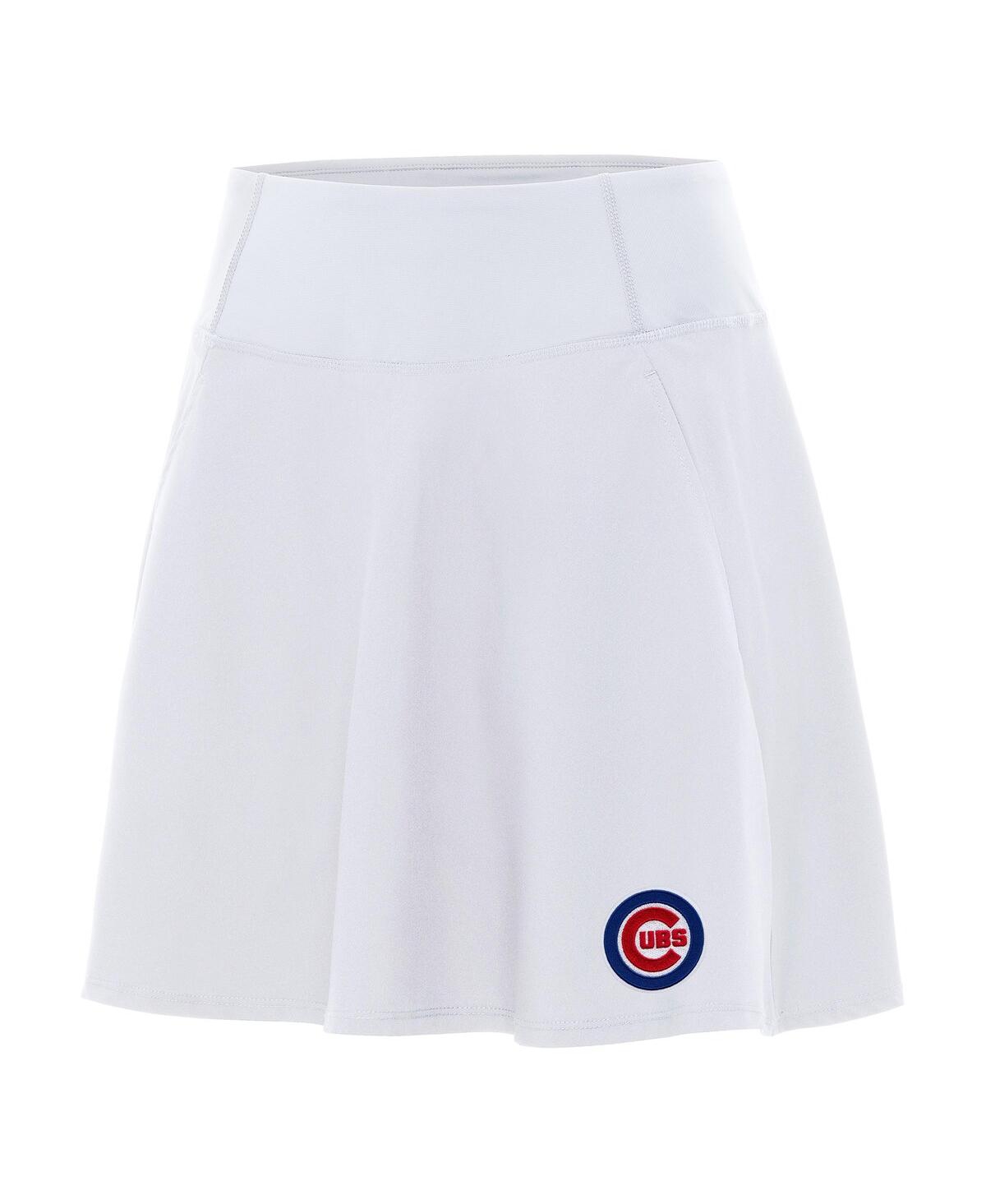 Click here for Antigua Womens White Chicago Cubs Chip Skort - Whi... prices