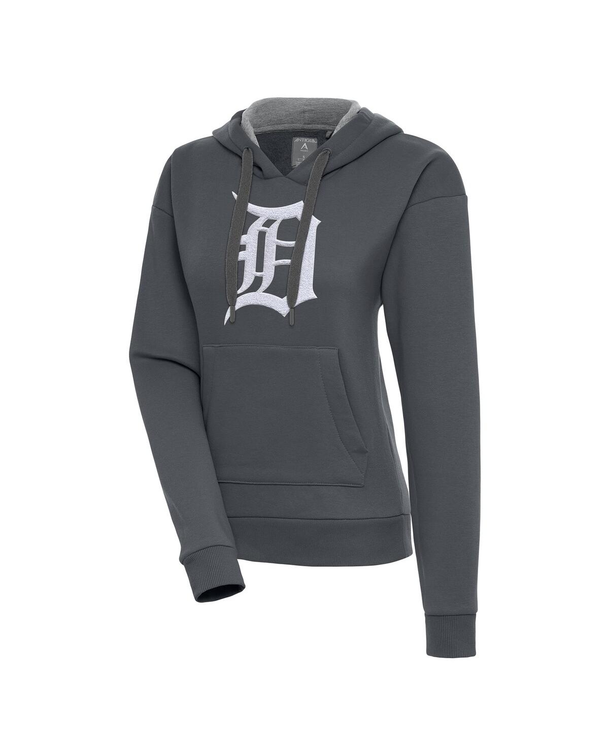 Click here for Antigua Womens Charcoal Detroit Tigers Victory Pul... prices
