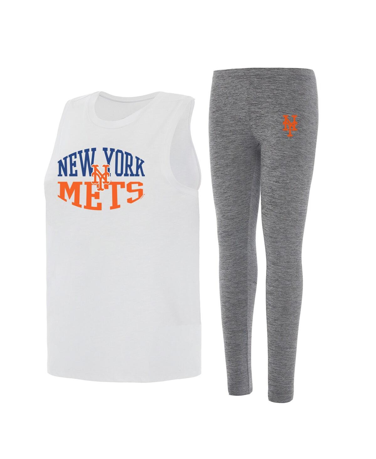 Click here for Concepts Sport Womens 2- Piece Charcoal/White New... prices