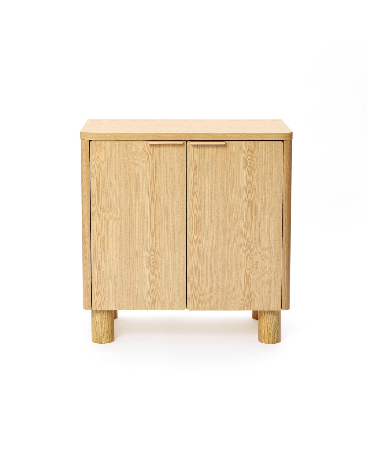 Click here for LuxenHome Natural Wood Finish 2-Door Storage Cabin... prices