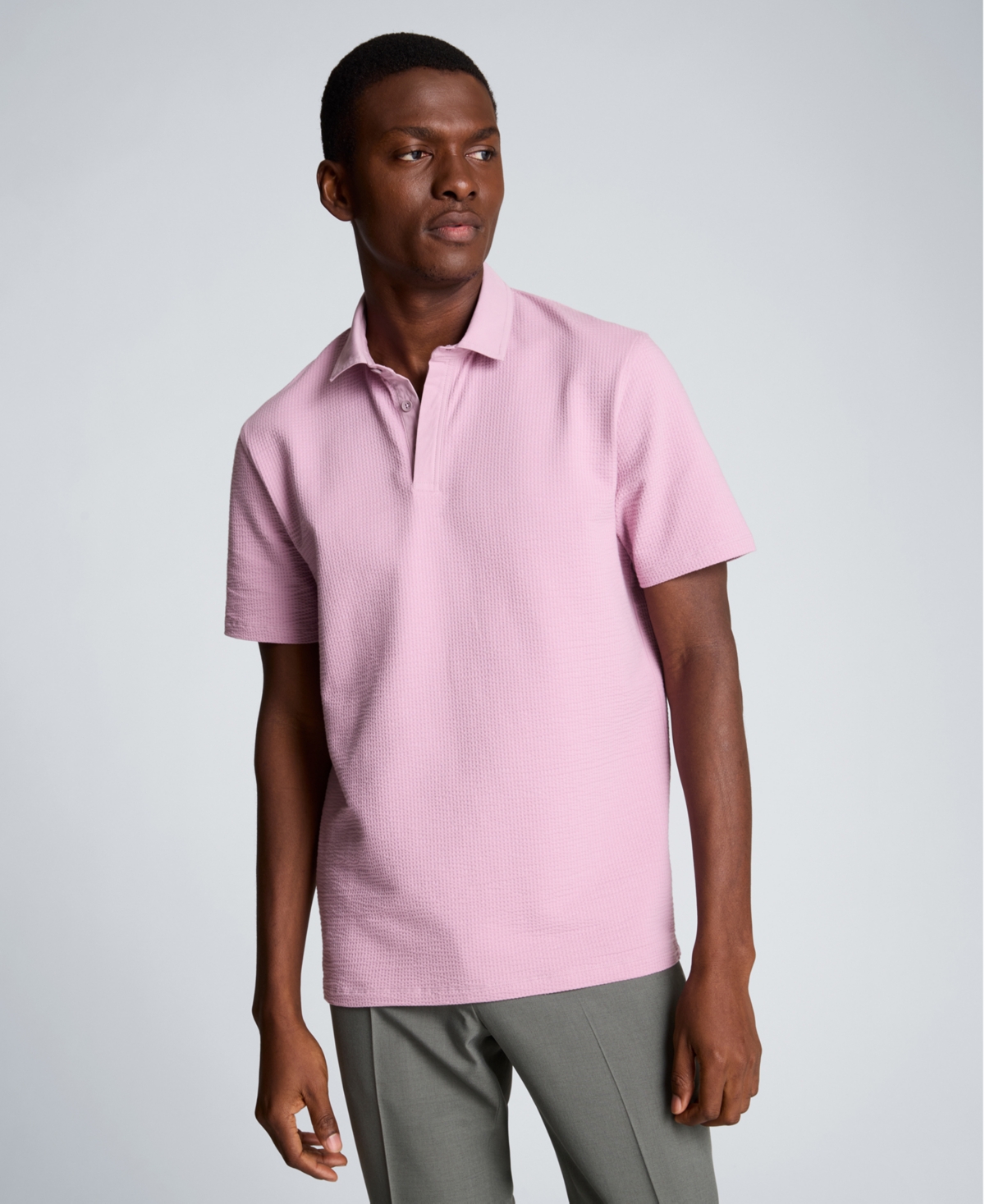 Click here for Kenneth Cole Mens Seersucker Classic-Fit Polo Shir... prices