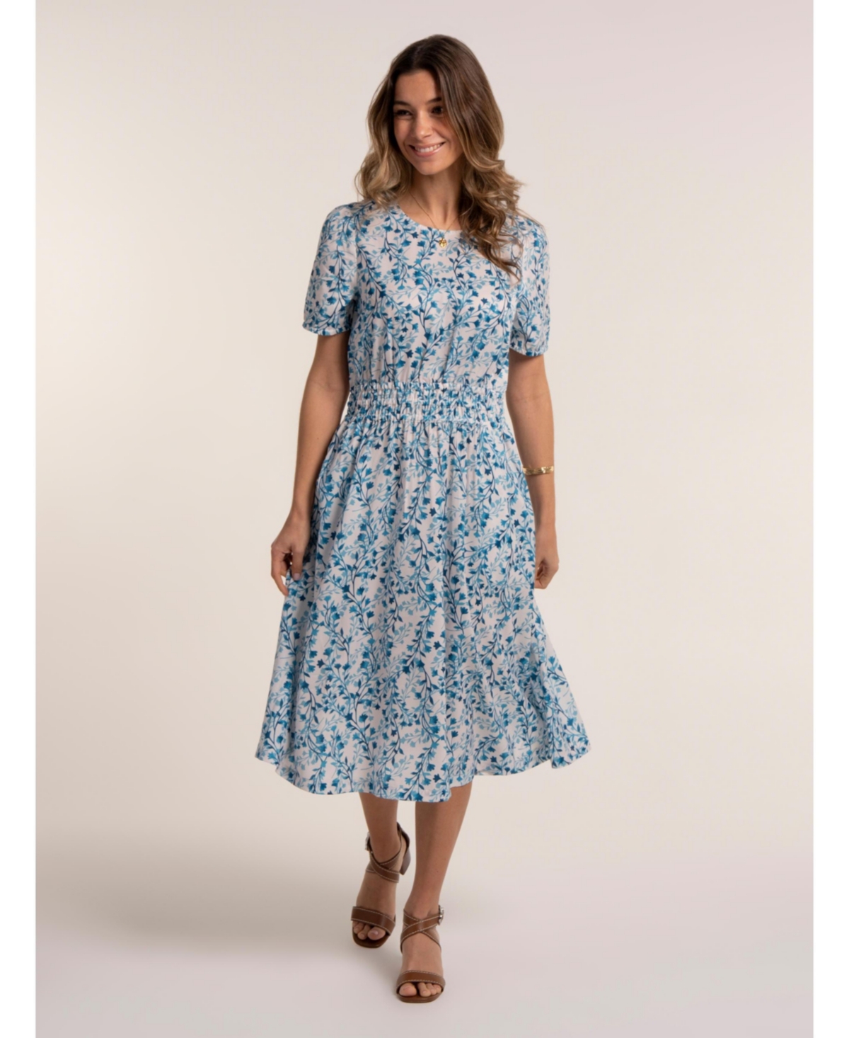 Click here for Brakeburn Womens Nicoli Midi Dress - Blue prices