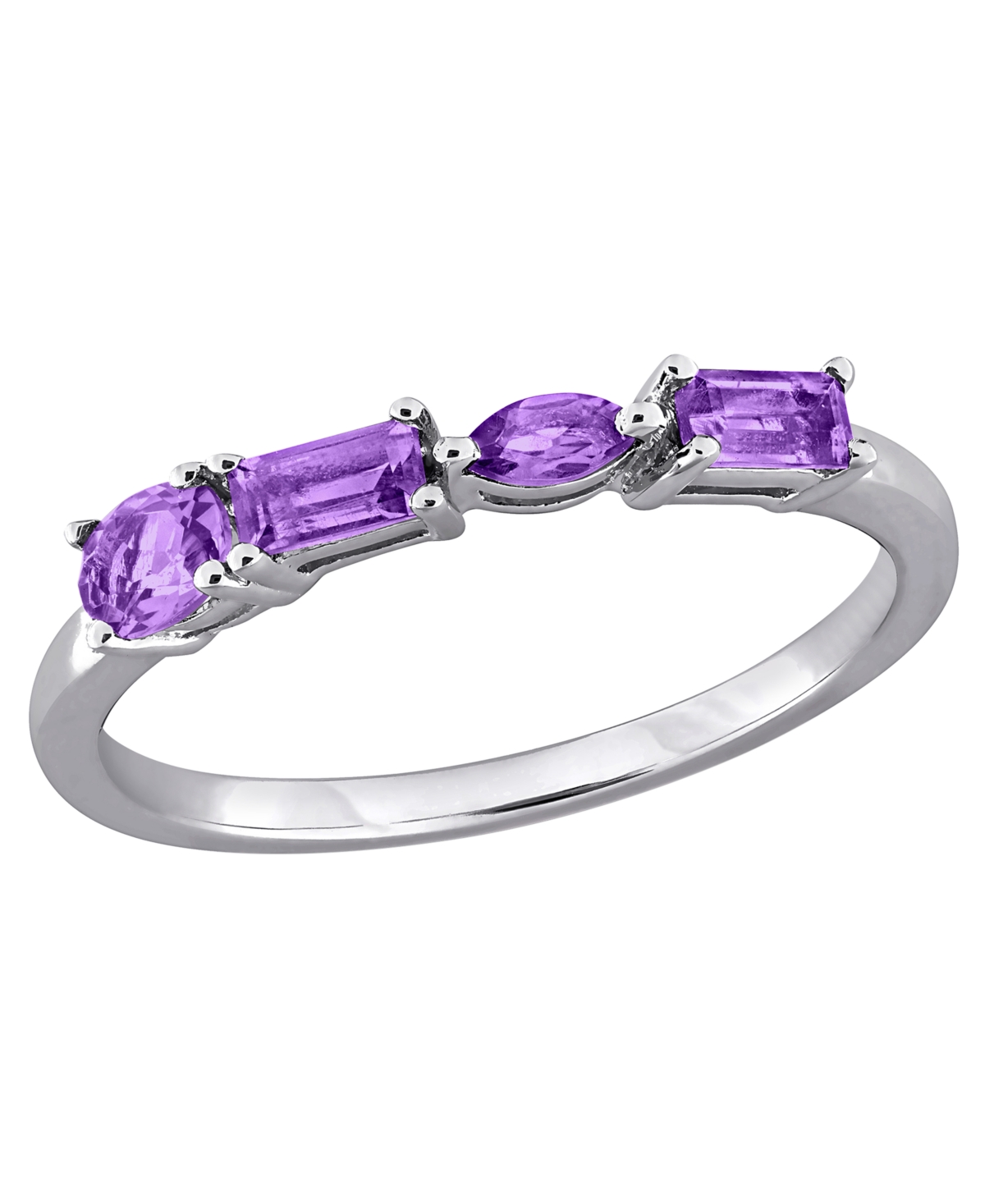 Click here for Macys Amethyst (3/8 ct. t.w.) Ring in Sterling Sil... prices