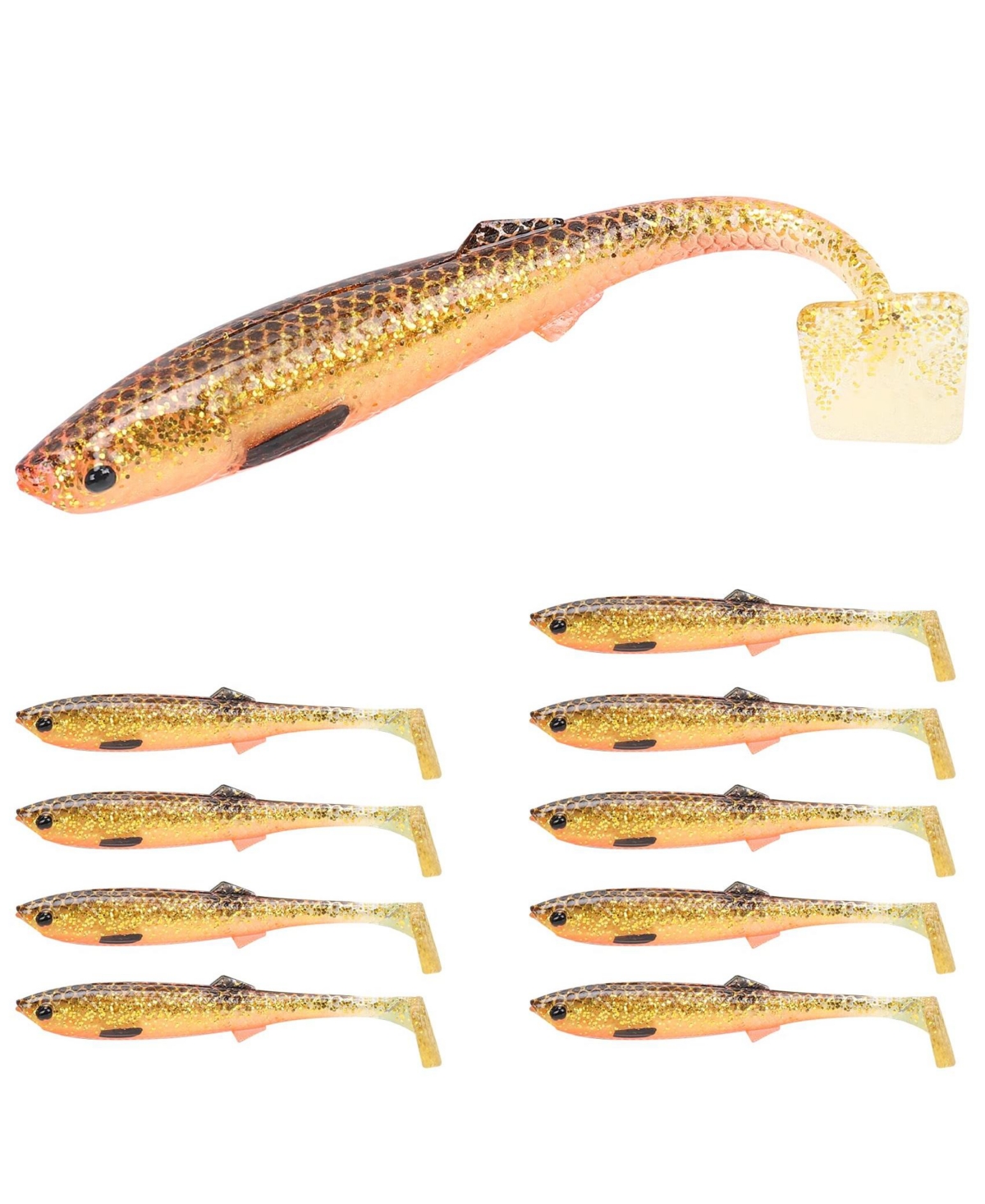 Click here for Gnuadz Easy Catch Pre-rigged Soft Swimbaits Vibrat... prices