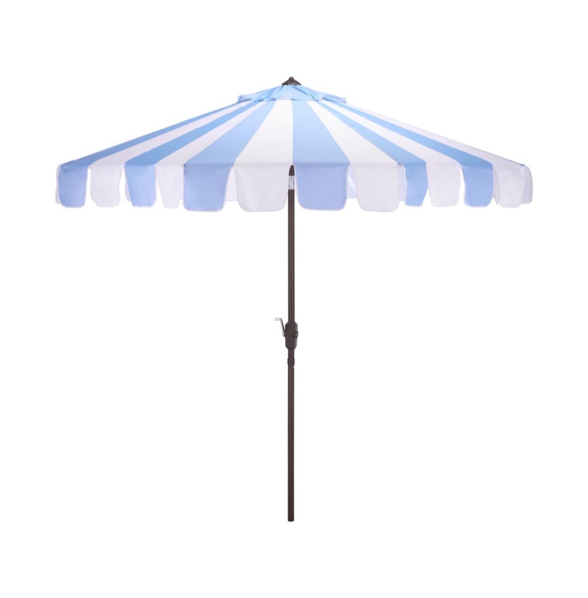 Click here for Augusta Home Mezze 9 Ft Crank Umbrella - Baby blue prices