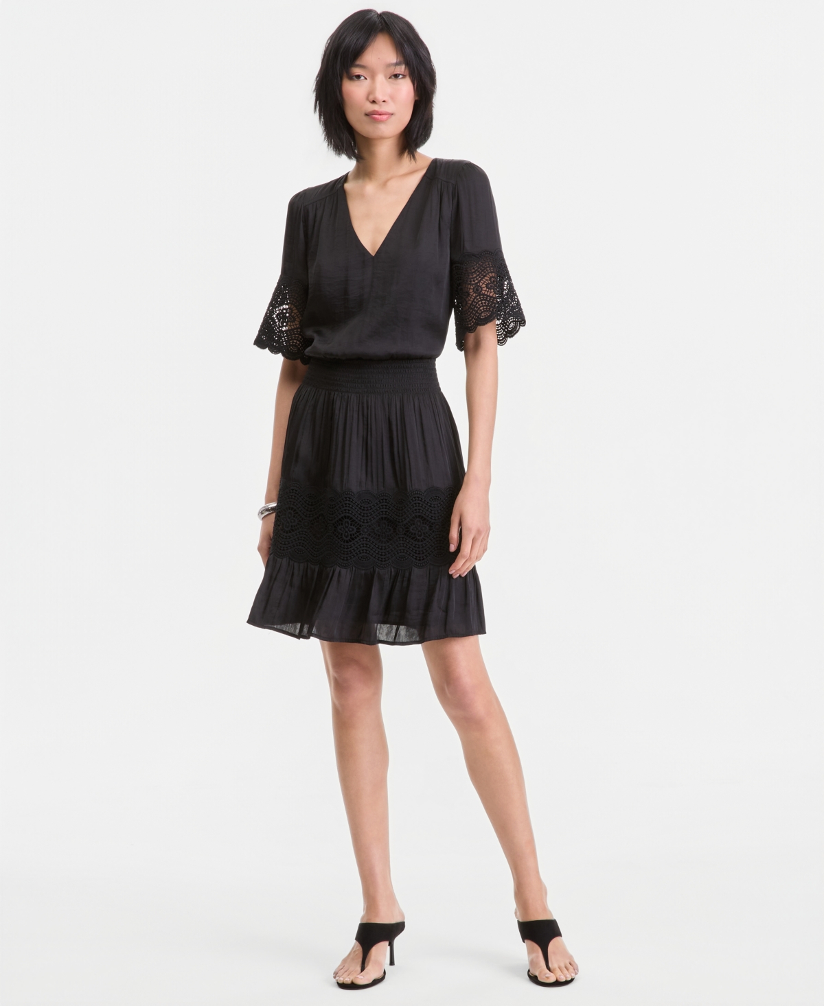 Click here for I.n.c. International Concepts Womens Smocked-Waist... prices