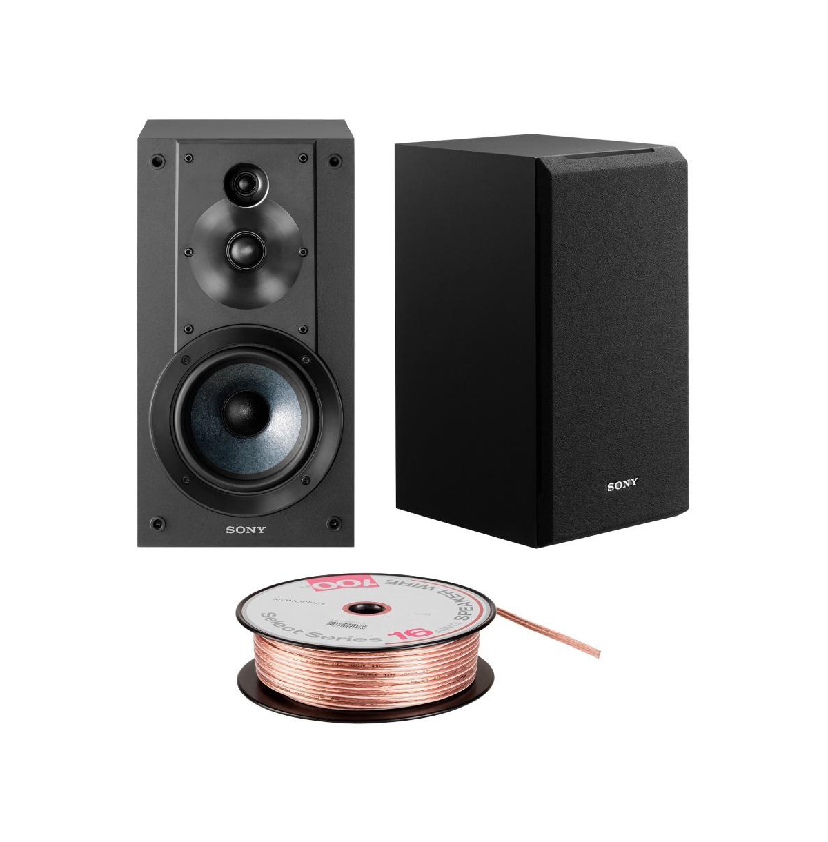 Click here for Sony SSCS5 3-Way 3-Driver Bookshelf Speaker System... prices
